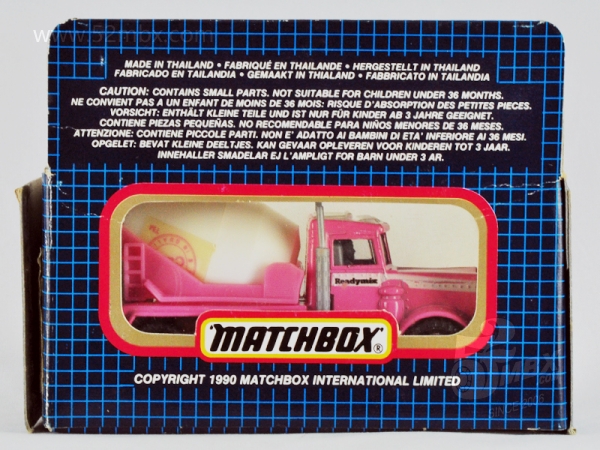 Matchbox MB19, Peterbilt® Cement Truck